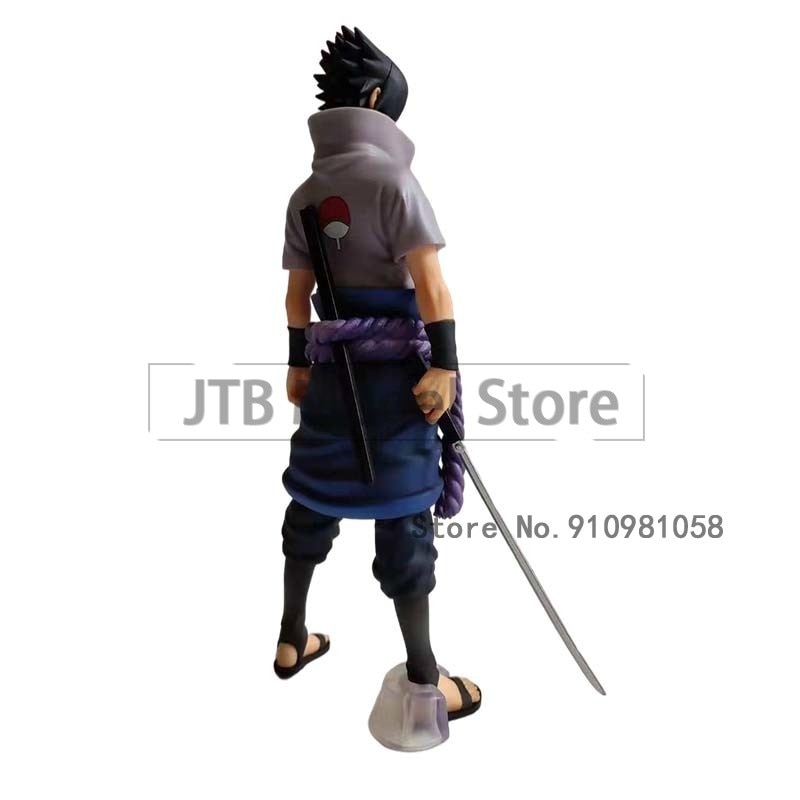 Naruto Shippuden Anime Figure GK Uchiha Sasuke Figma 29CM ABS Statue ...