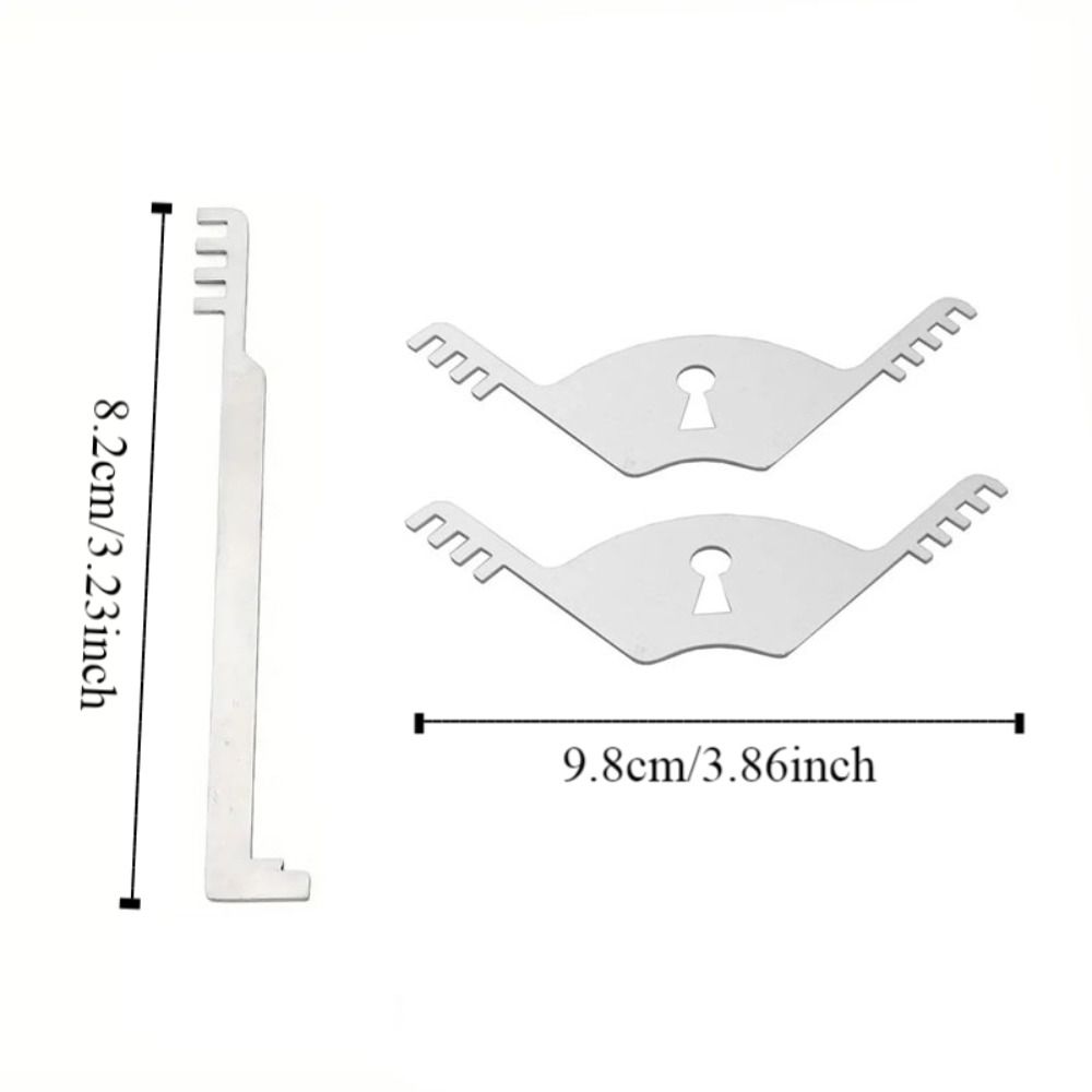 Precision Compact Lock Picking Set Rust-resistant Comb Picks Automotive ...
