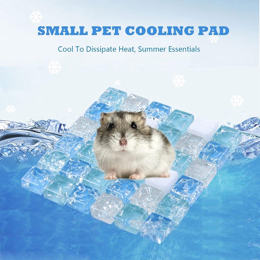 Hamster Ice Cube Cooling Pad Pet Cooling Mat / Pad Penyejukan Hamster ...