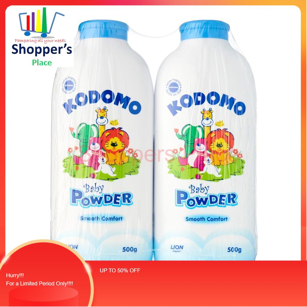 Kodomo Smooth Comfort Baby Powder 500g Twin Pack(2 x 500fG) | Lazada ...