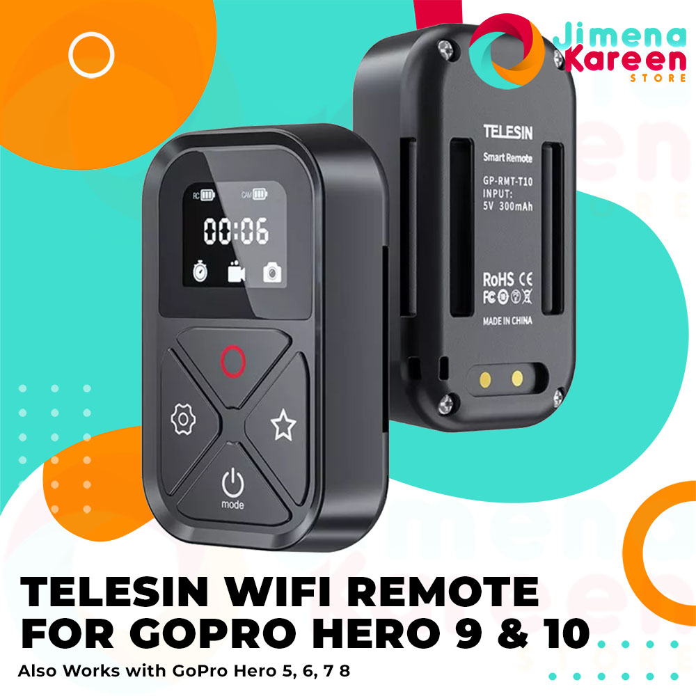 TELESIN Smart Wireless Water-resistant T10 Remote Control for GoPro ...