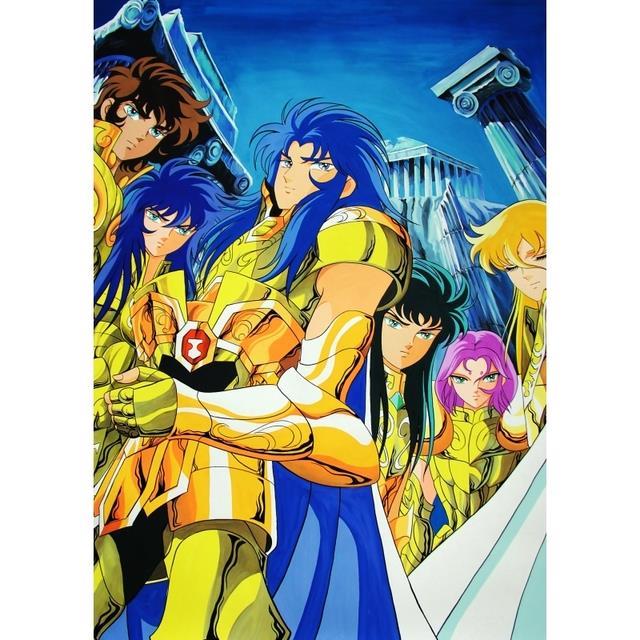 ☼☾ ภาพวาดผ้าใบ Wall Art Saint Seiya อะนิเมะโปสเตอร์และภาพพิมพ์ Nordic ...