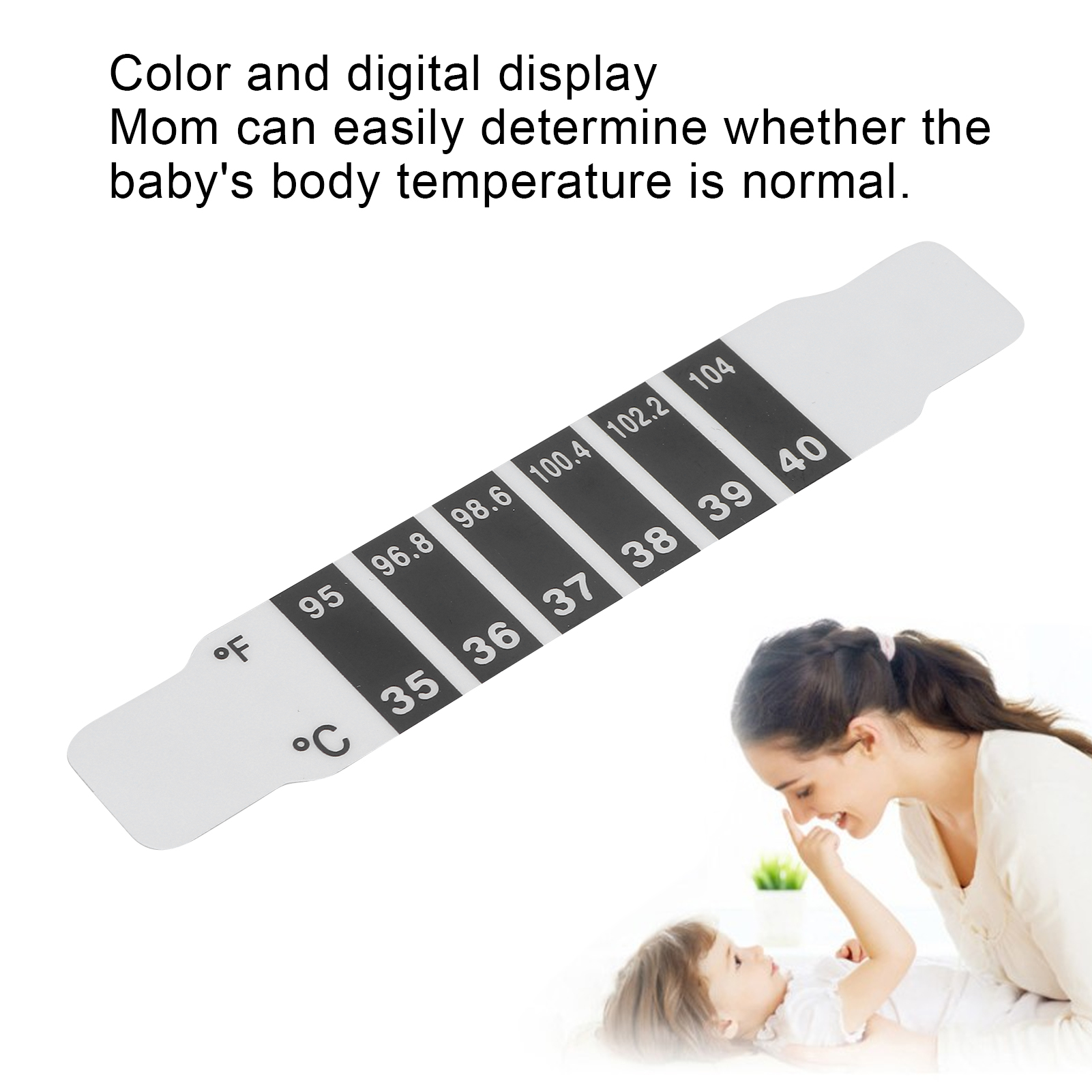 Temperature Test Strips Forehead Thermometer Read Body Temperature ...