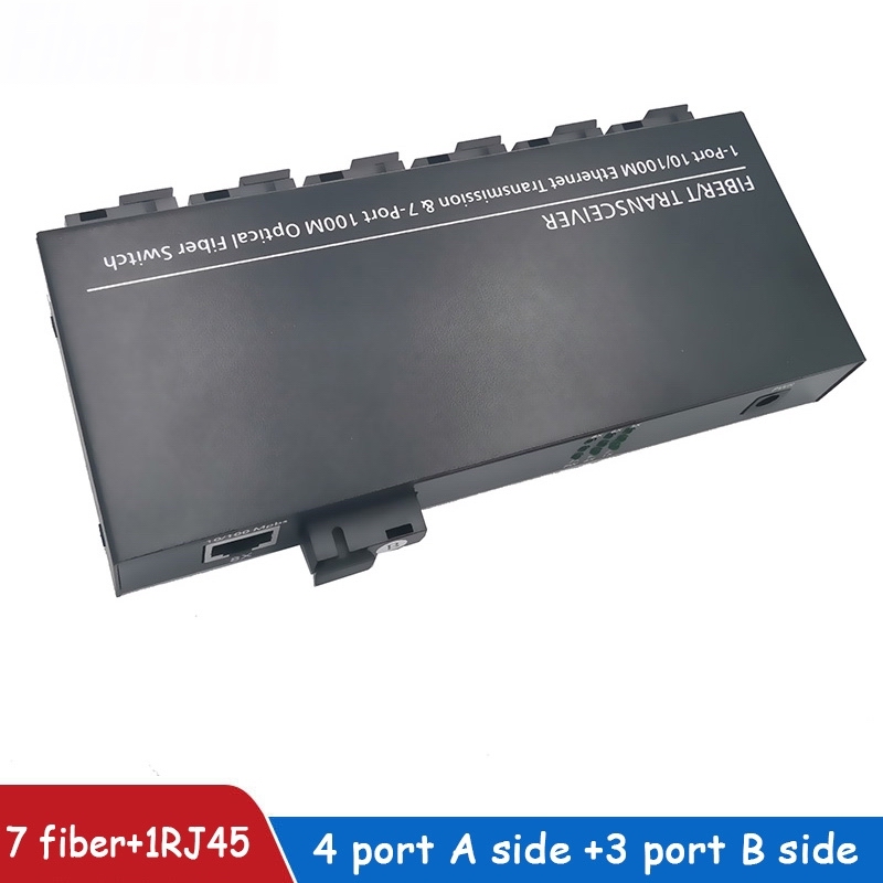 Ethernet switch Fiber Optical Media Converter Single Mode 1F1E 1F2E ...