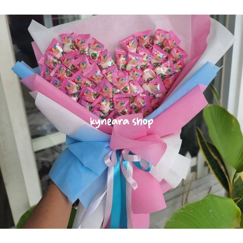 Buket Permen yupi love | Lazada Indonesia