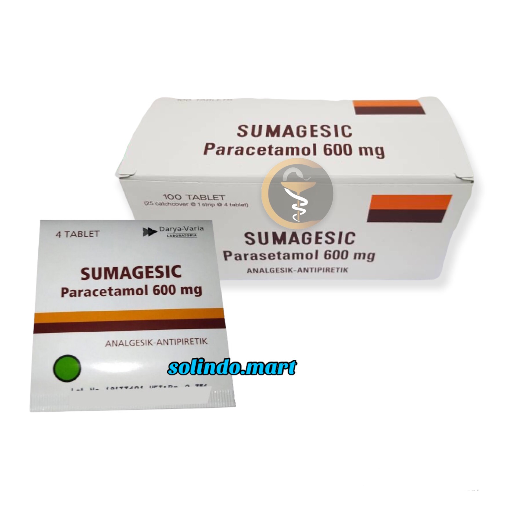 SUMAGESIC Tablet | Paracetamol 600mg | 1stp = 4s | Lazada Indonesia