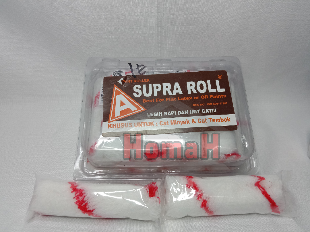 Supra Roll Paint Roller Refil Roll Kecil untuk cat minyak | Lazada ...