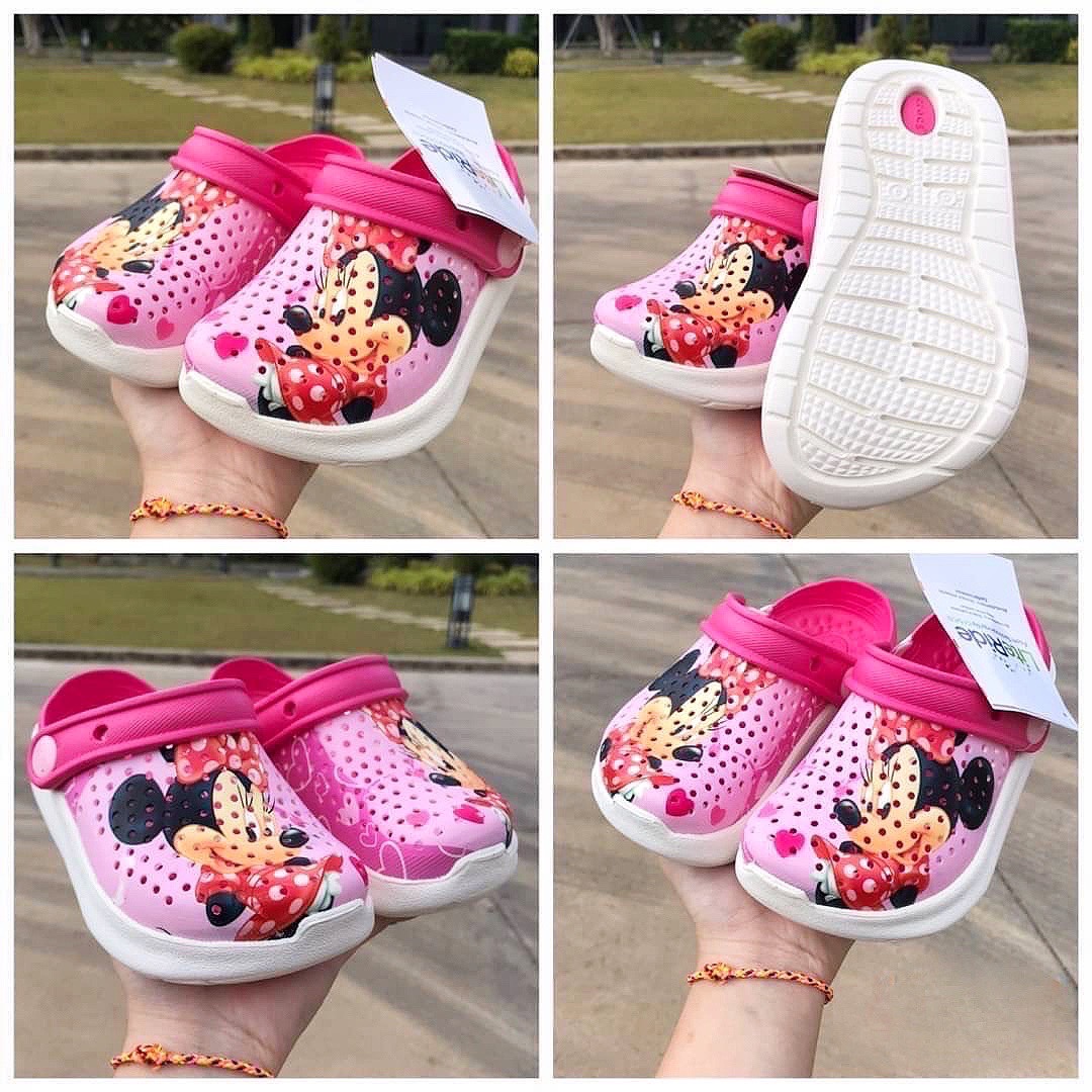 CROCS Minnie Mouse for Kid รองเท้าลำลองเด็กCROCS ลายMinnie Mouse นิ่ม ...