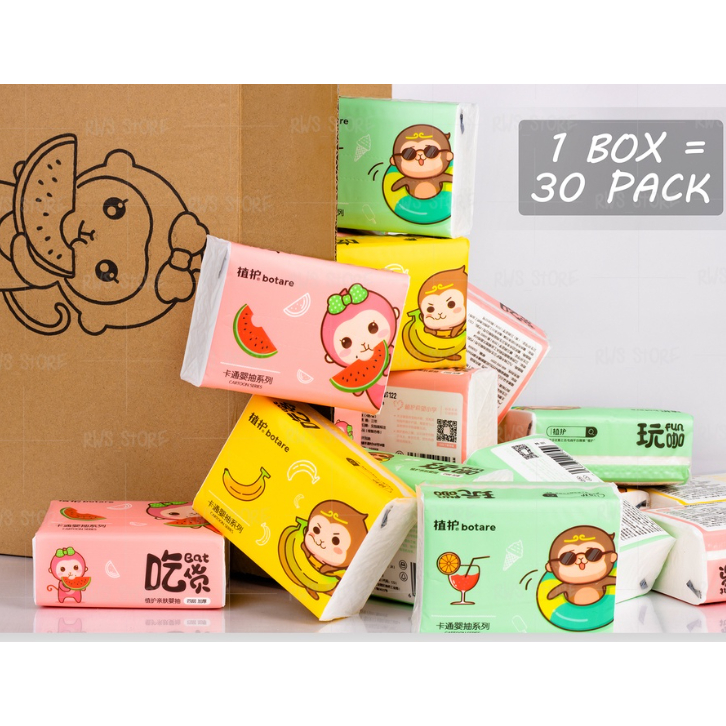 Botare Soft Tissue Paper Sheet Facial 4ply 70pulls Tisu Premium Quality ...