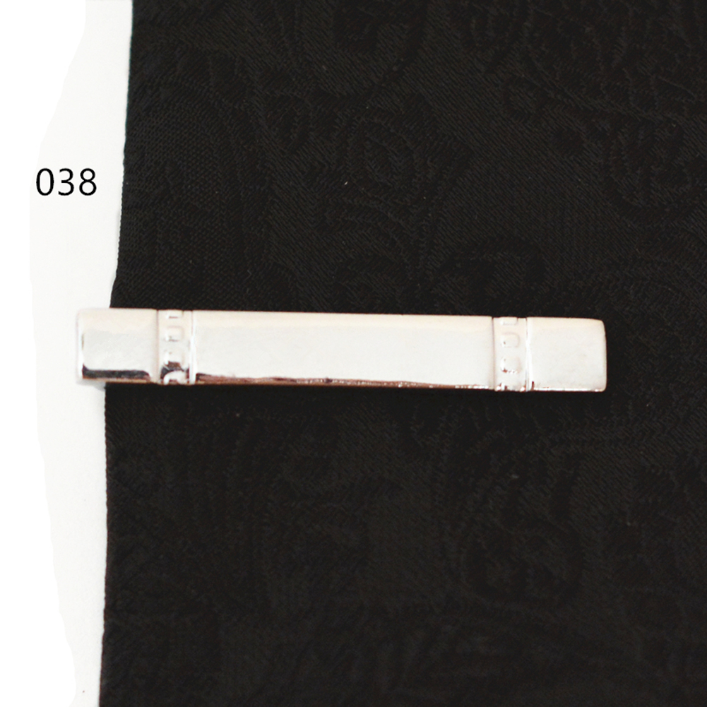 【4d93b78f】Long 4 CM 10 Retail Short Silver Men Metal Necktie Tie Bar ...