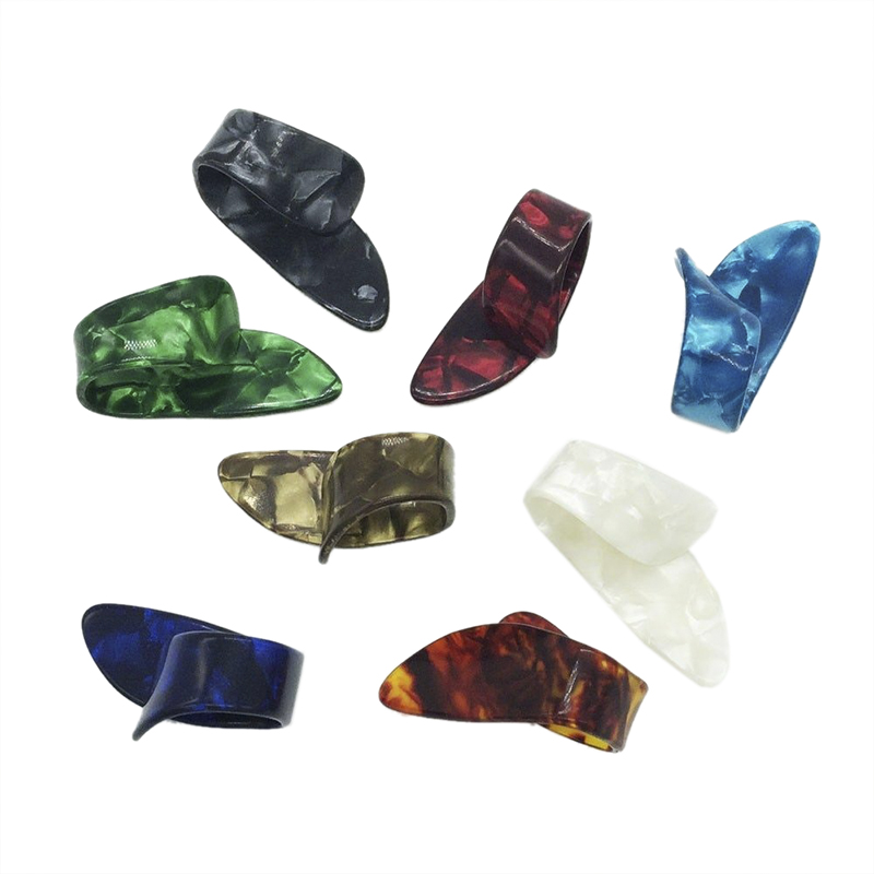 1 Pc Thumb Finger Guitar Pick Acoustic Electric Celluloid Mediator ...