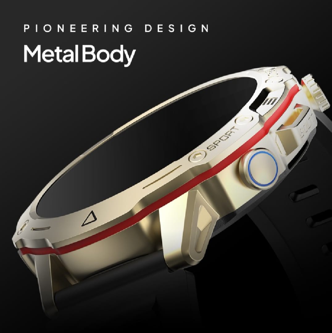 Fire-Boltt Grenade 1.39'' HD Display Smart Watch, BT Calling, 350 mAh ...