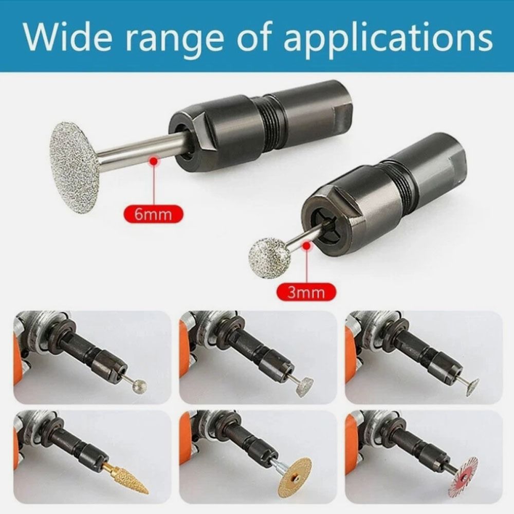New 3/6mm Angles Grinders Attachment Multi-function Durable Thread ...
