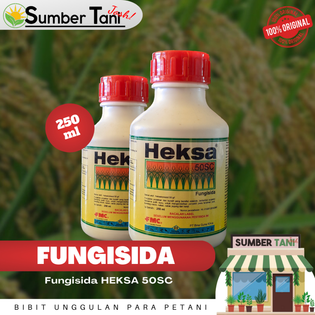 FUNGISIDA HEKSA 50SC ISI 250ML Obat Pencegah dan Pembasmi Jamur pada ...
