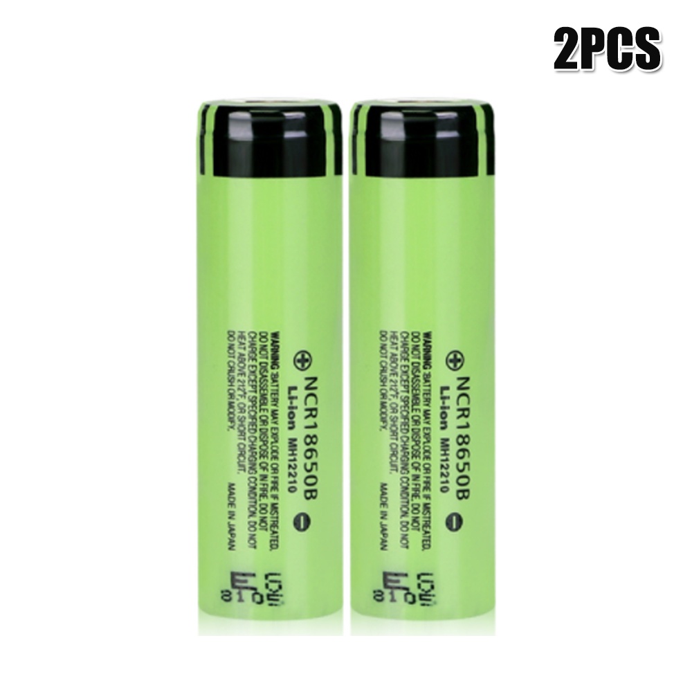 Panasonic Rechargeable Battery 18650 3400mAh 3.7V Li-ion 20A Flat ...
