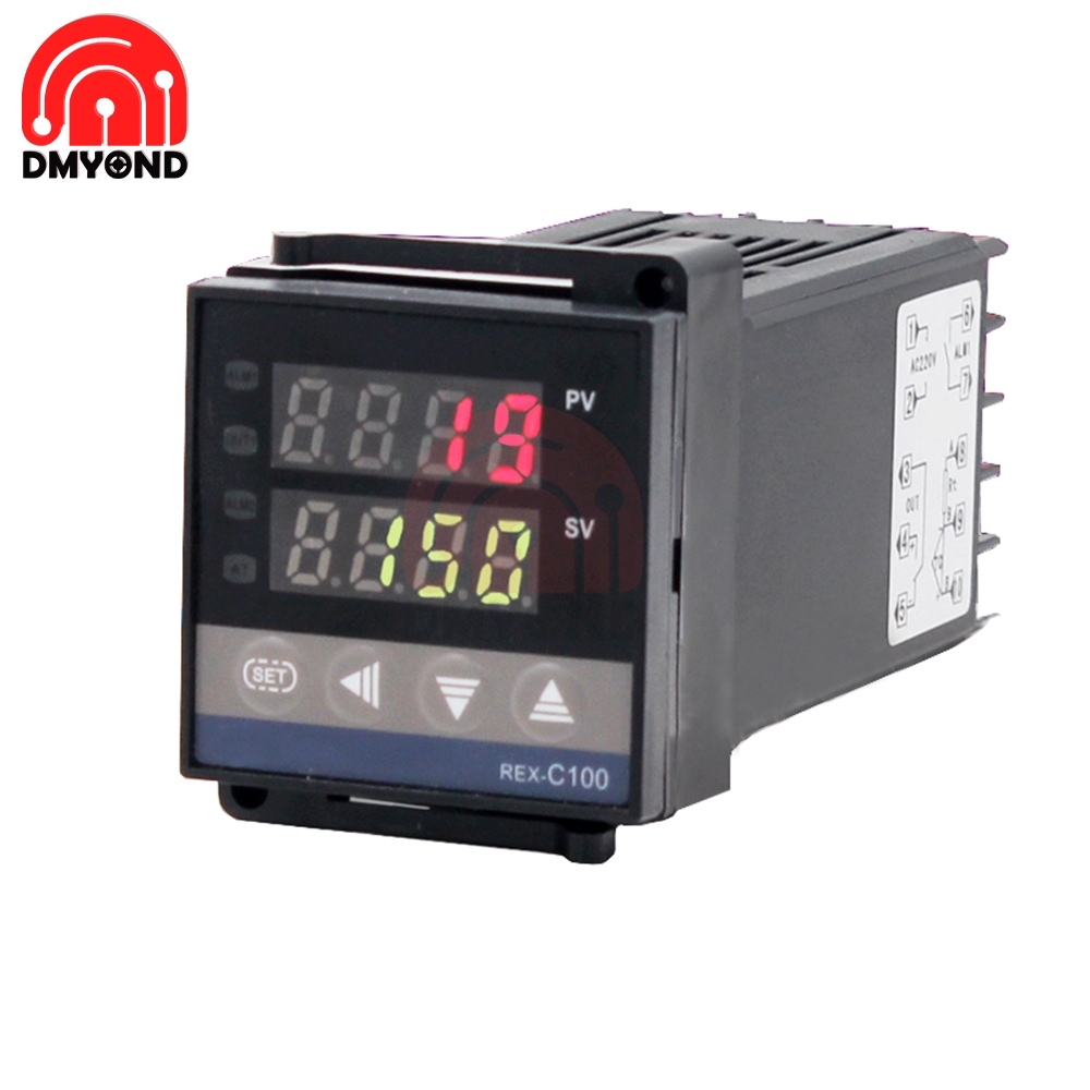 【High-quality】REX-C100 Thermostat Rex C100 PID Digital Temperature ...