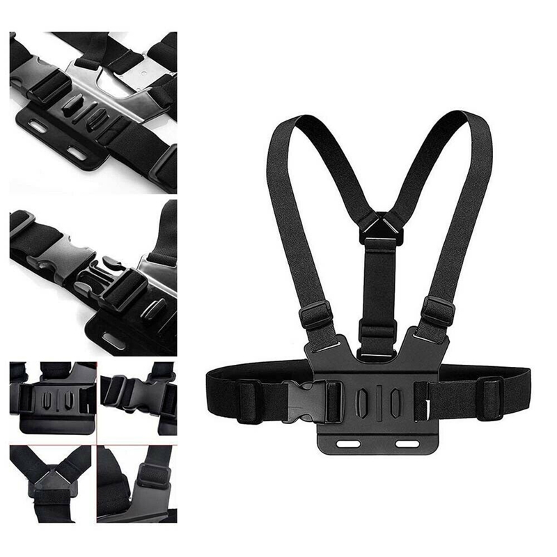 (QDNX) Chest Body Strap Mount Belt Holder For Action Camera Hero ...