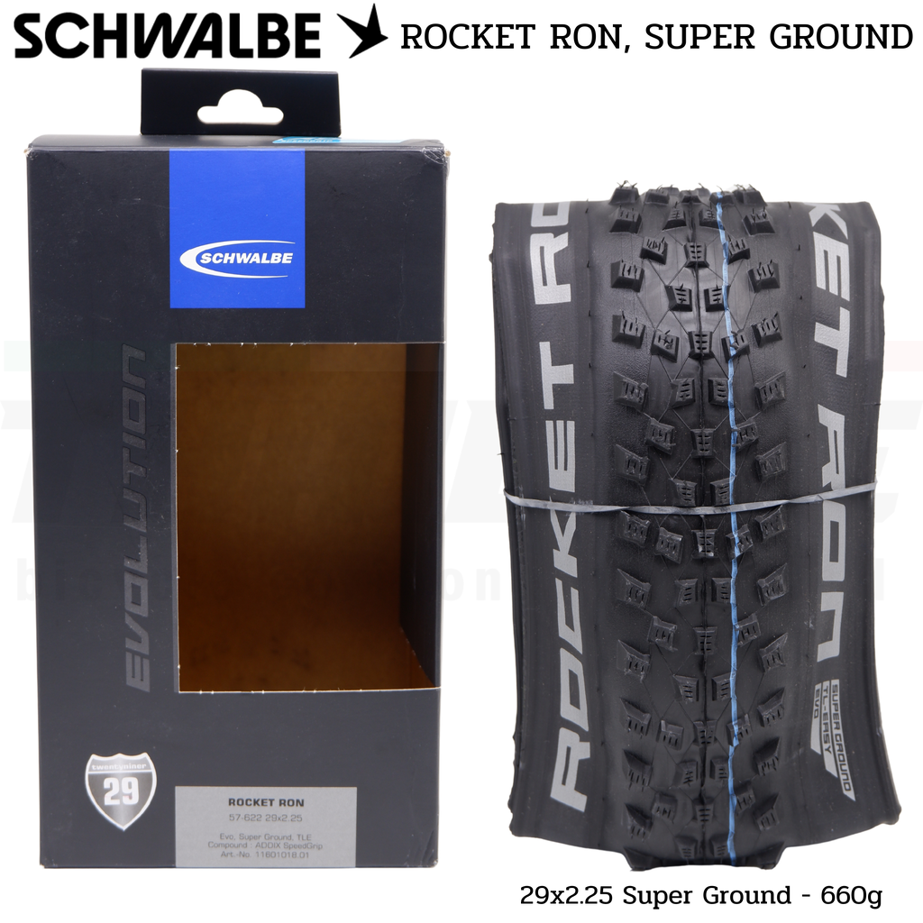 ยางนอกจักรยานเสือภูเขาขอบพับ Schwalbe ROCKET RON/ROCKET RACE 29X2.25 ...
