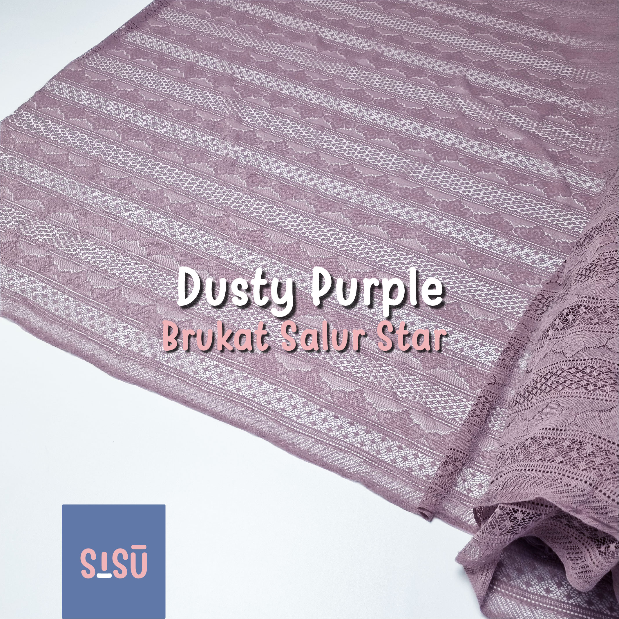 0,5 Meter Kain Brukat malika / Bahan Lace Tile Tulle Meteran Motif ...
