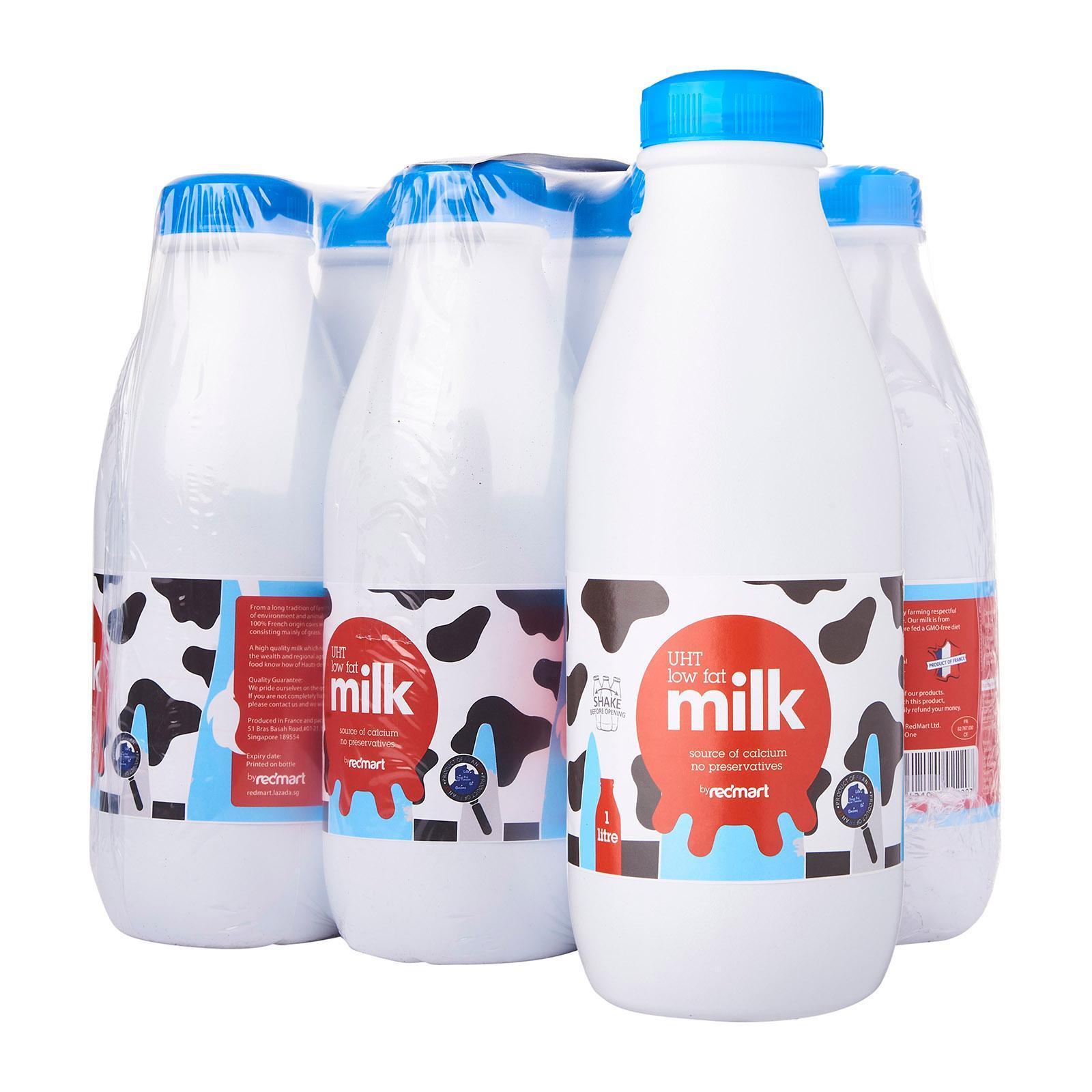 RedMart UHT Low Fat Milk (6 x 1L) - Case | Lazada Singapore