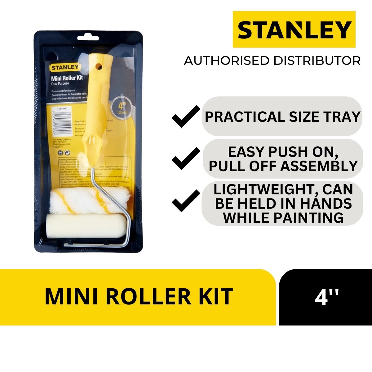 Stanley Mini Roller Kit 4 inch | Lazada Singapore