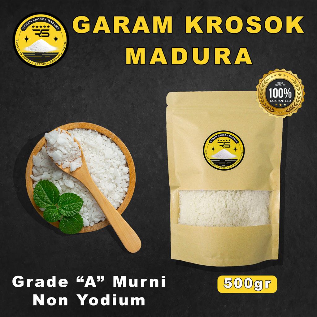 Garam Krosok Madura Murni NACL Garem Kasar Ikan Laut Super Salt Terapi ...