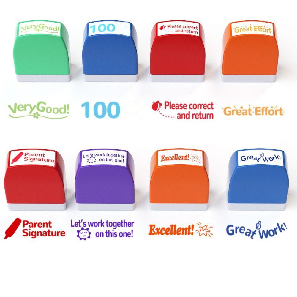 【SkinHorizon】Graded Classroom Stamps Parent Signature Teacher Auto ...