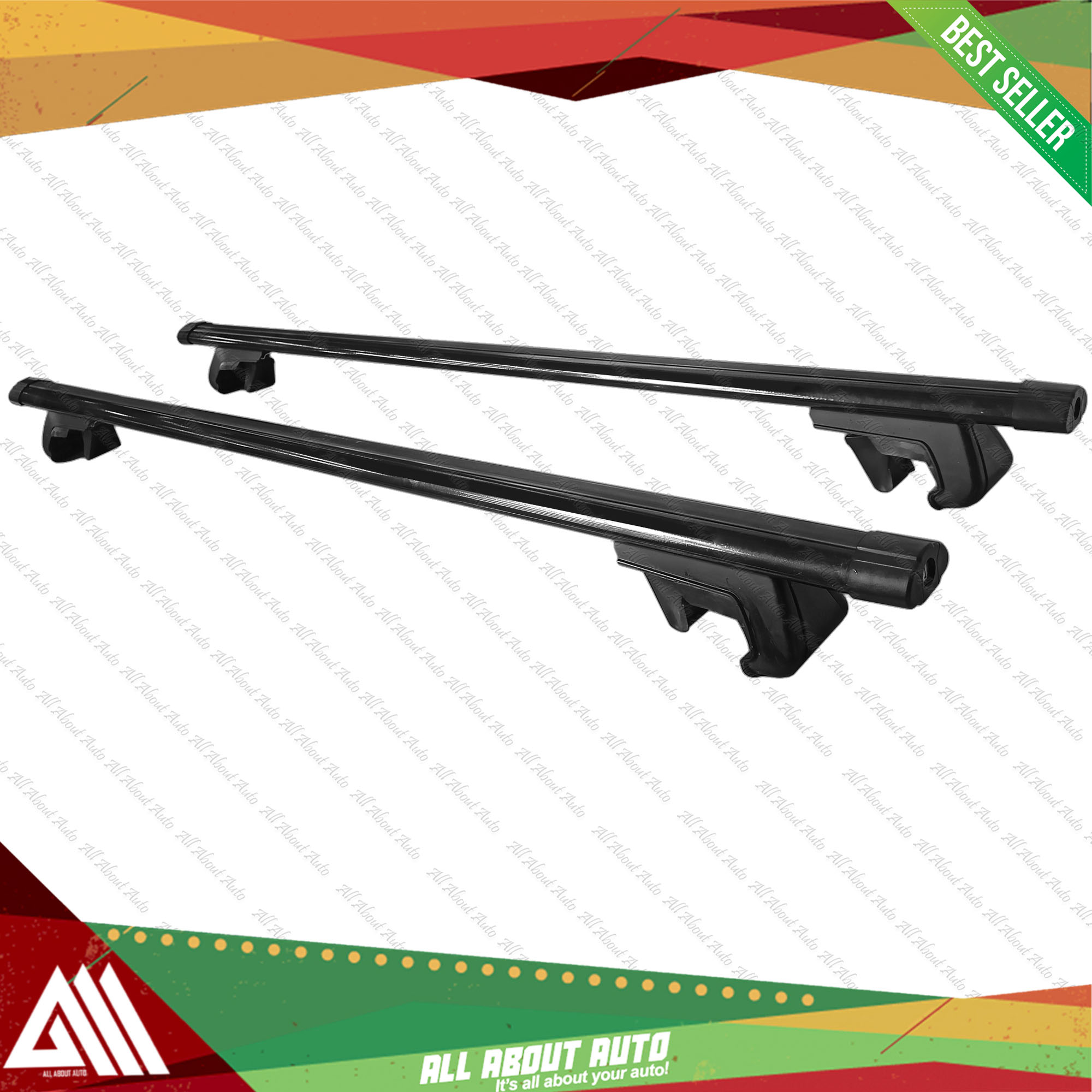 Universal Aluminum OEM TYPE Crossbar (Clamp to Roof Rail Installation ...
