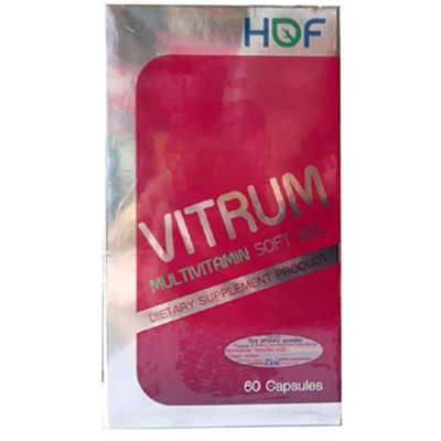 VITRUM MULTIVITAMIN SOFT GEL ไวทรัม วิตามินวัยทอง วิตามินรวม สุขภาพ ...
