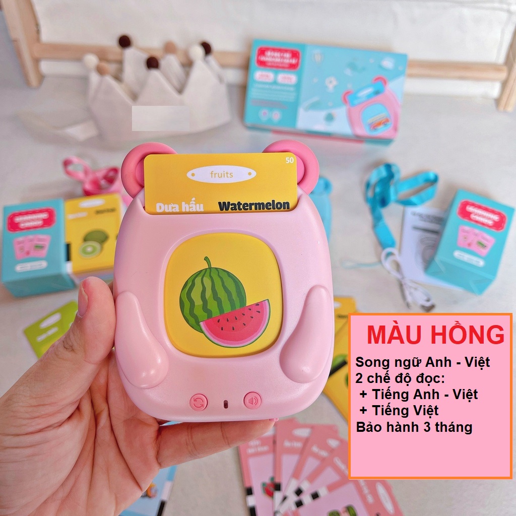 Máy Đọc Thẻ Flashcard Song Ngữ Anh Việt Với 3 Chế Độ Đọc Máy Đọc Truyện ...
