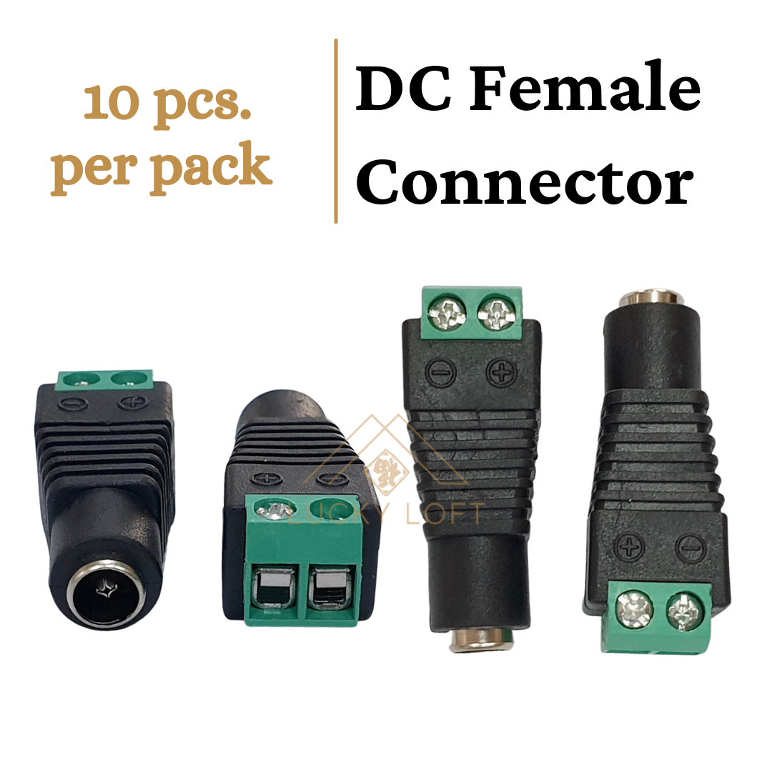 10 PCS 12V DC Female Power Plug for CCTV Camera CCTV Electronic Device ...