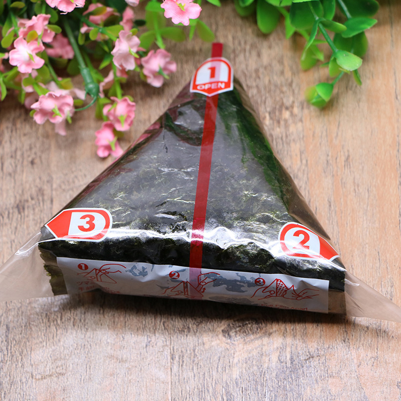20Pcs Double Layers Triangle Rice Ball Packing Bag Seaweed Onigiri ...