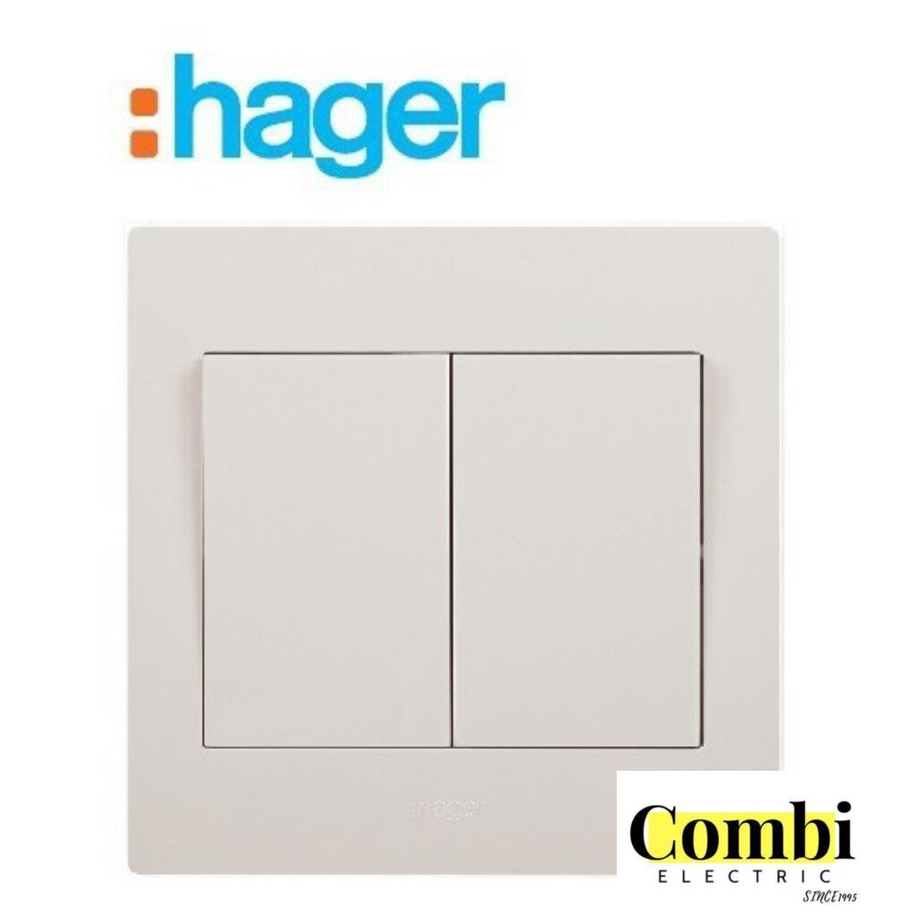 hager Switch Muse 16AX 1G / 2G / 3G / 4G with 1 Way / 2 Way / Door Bell ...
