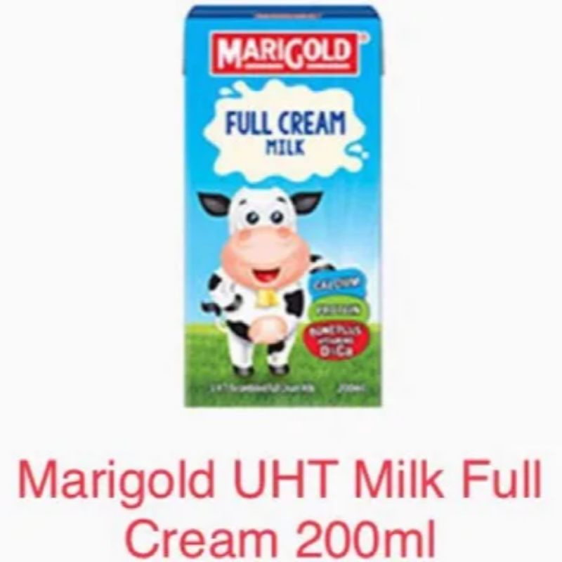 Marigold UHT Full Cream Milk 1L / 200ml | Lazada