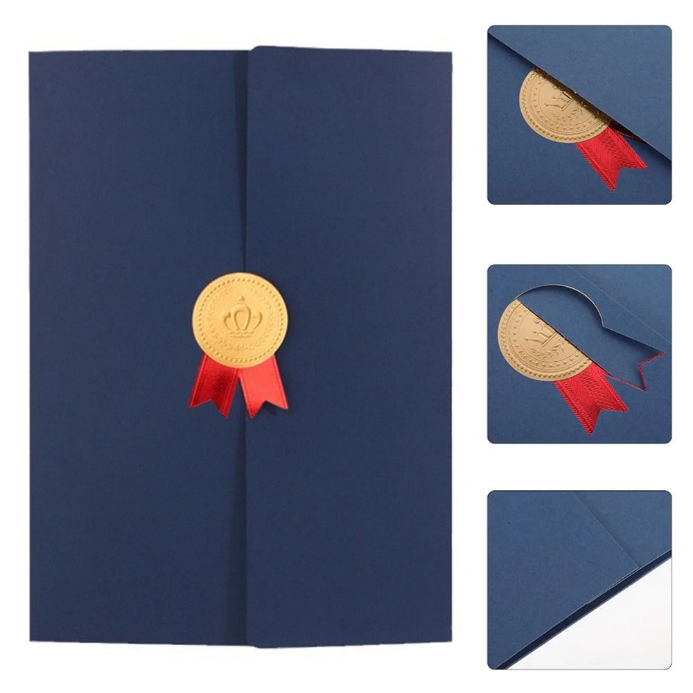 Graduation A4 Award Certificate Holder Three-fold Page Paper Envelope ...