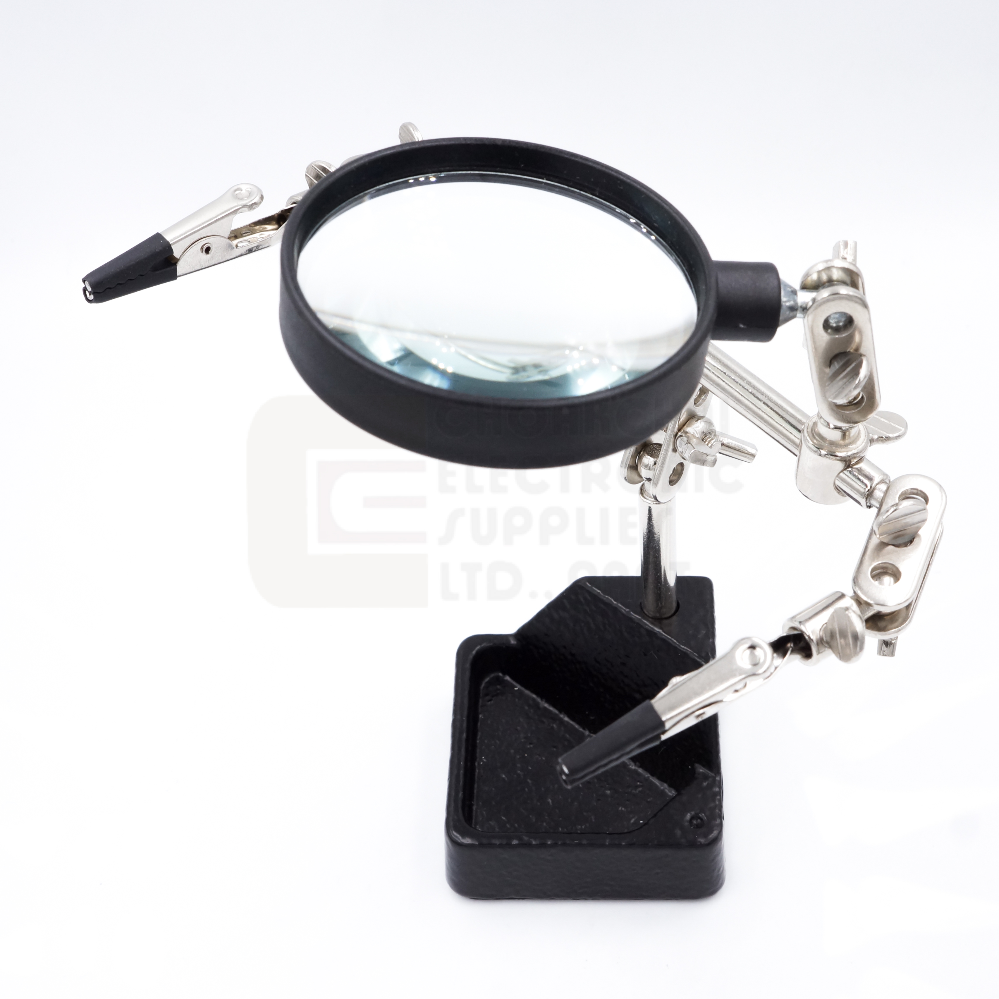 Goot ST-94 แท่นช่วยบัดกรี MINI WORKSTAND ปากคีบชิ้นงานและแว่นขยายขนาด ...