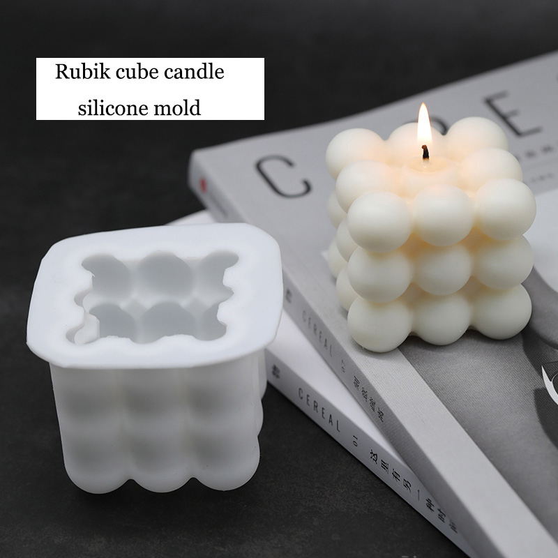 DIY Christmas Candles Mould wax Candles Plaster Candle 3d Silicone Soap ...