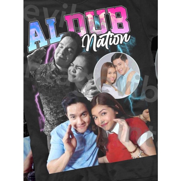 AlDub Vintage Vibe Bootleg Tee /T-shirt Unisex Dtg Print | Lazada PH