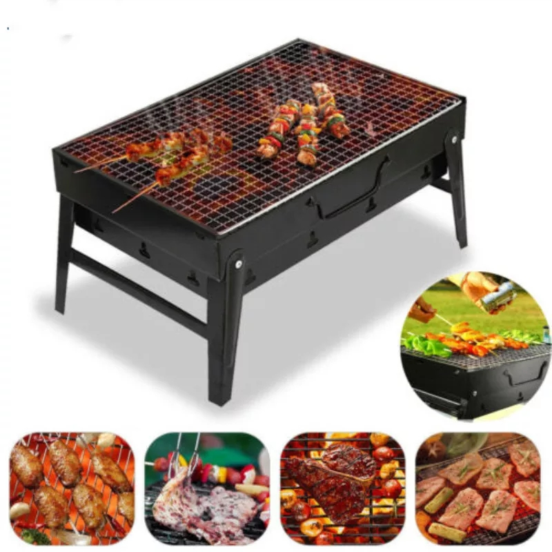 Portable BBQ Stainless Steel Grill Foldable BBQ Machine For Party ...