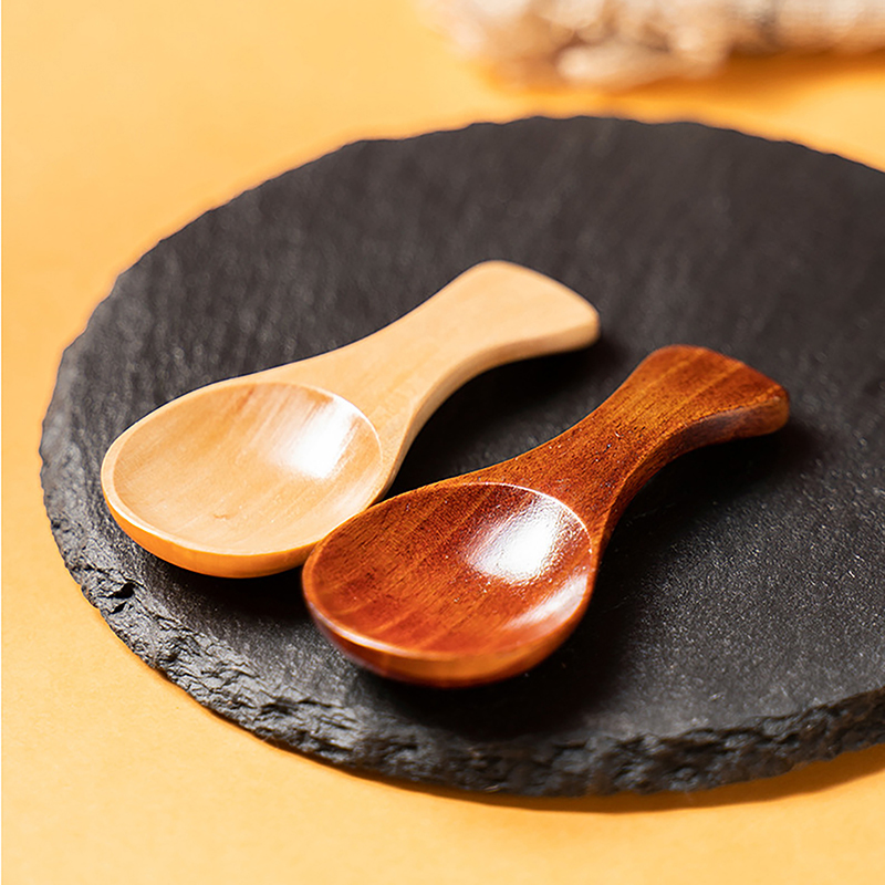 Kitchen accessories 1PC Short Handle Small Wooden Spoons Tea Honey ...