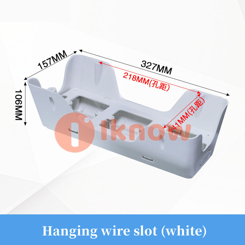 Under Desk Cable Management Tray,Conduit，Plastic, Perfect for Standing ...