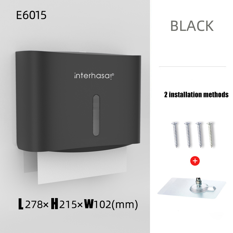 [Express Delivery] Interhasa! Paper Towel Dispenser Wall Mount Adhesive ...