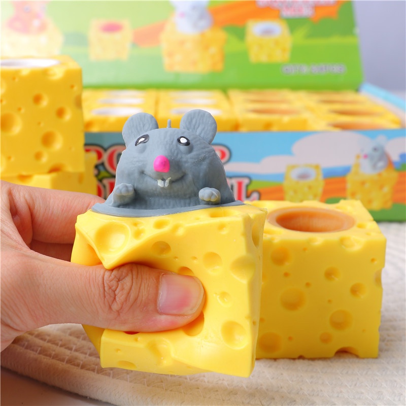 Squeeze Squishy Toy Cute Cartoon Rat Picture Helps Relieve Stress for ...