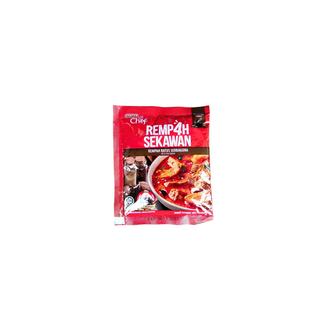 FREE GWP - Mamee Chef Rempah 4 Sekawan Single 25gm | Lazada