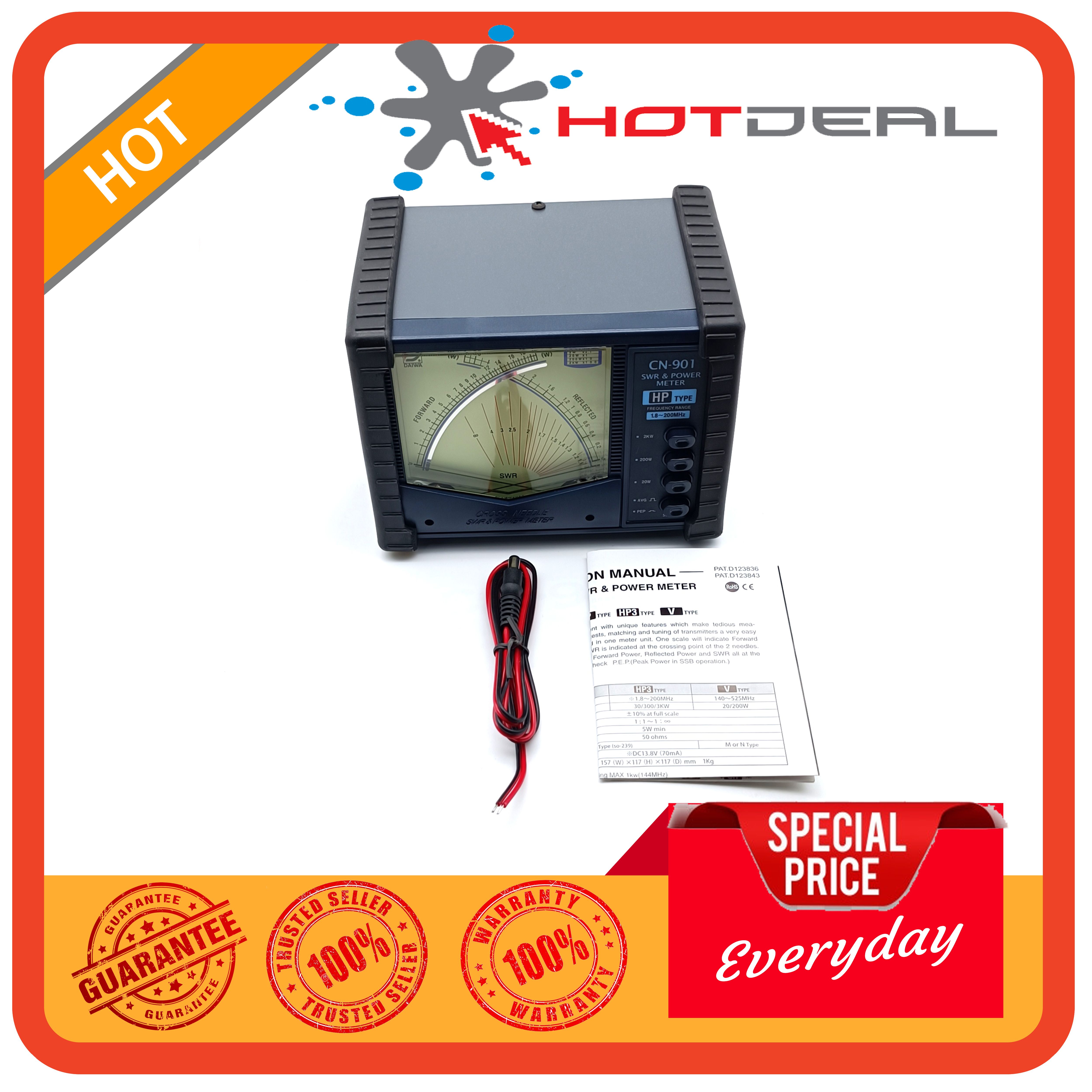 Daiwa CN 901HP Cross Needle SWR & Power Meter | Lazada