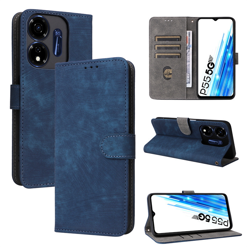Itel P55 5G Wallet Case with RFID Blocking Credit Card Holder, Premium ...