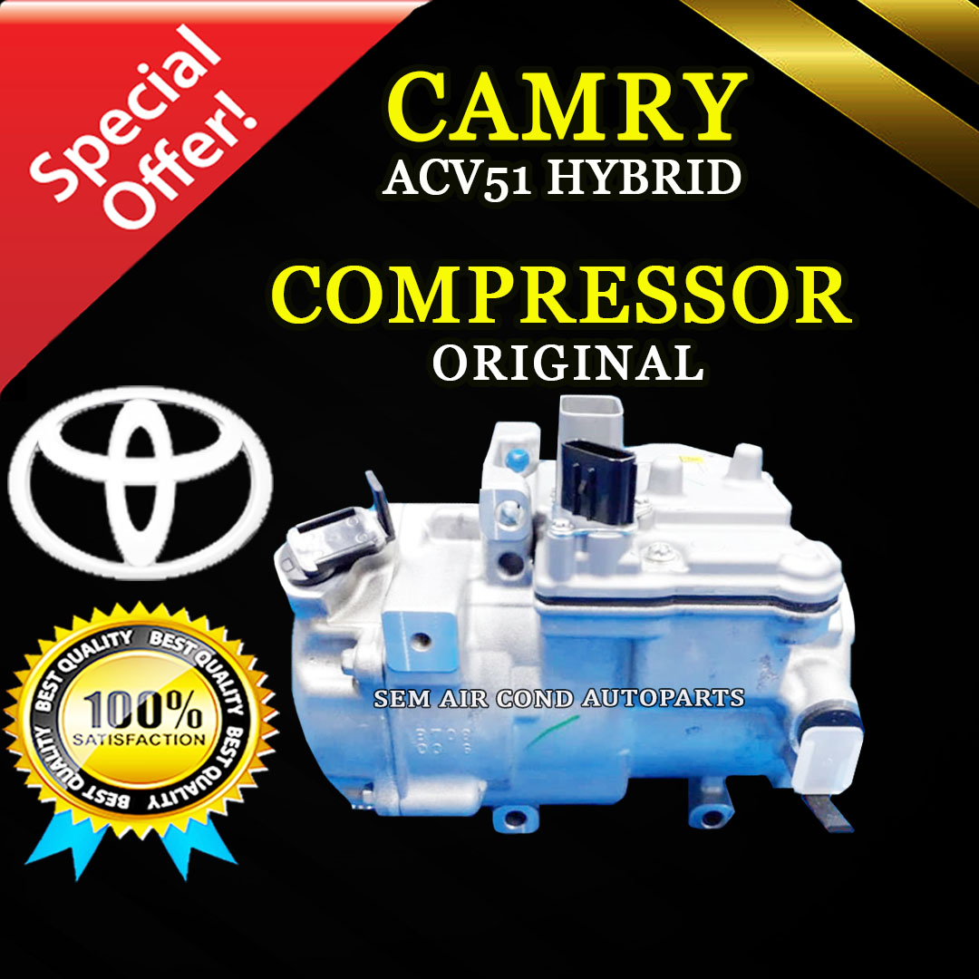 TOYOTA CAMRY ACV51 HYBRID ORIGINAL COMPRESSOR/ KOMPRESSOR (CAR AIRCOND ...