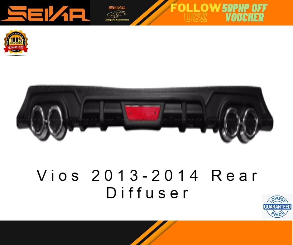 Toyota Vios Rear Diffuser 2013-2014 | Lazada PH