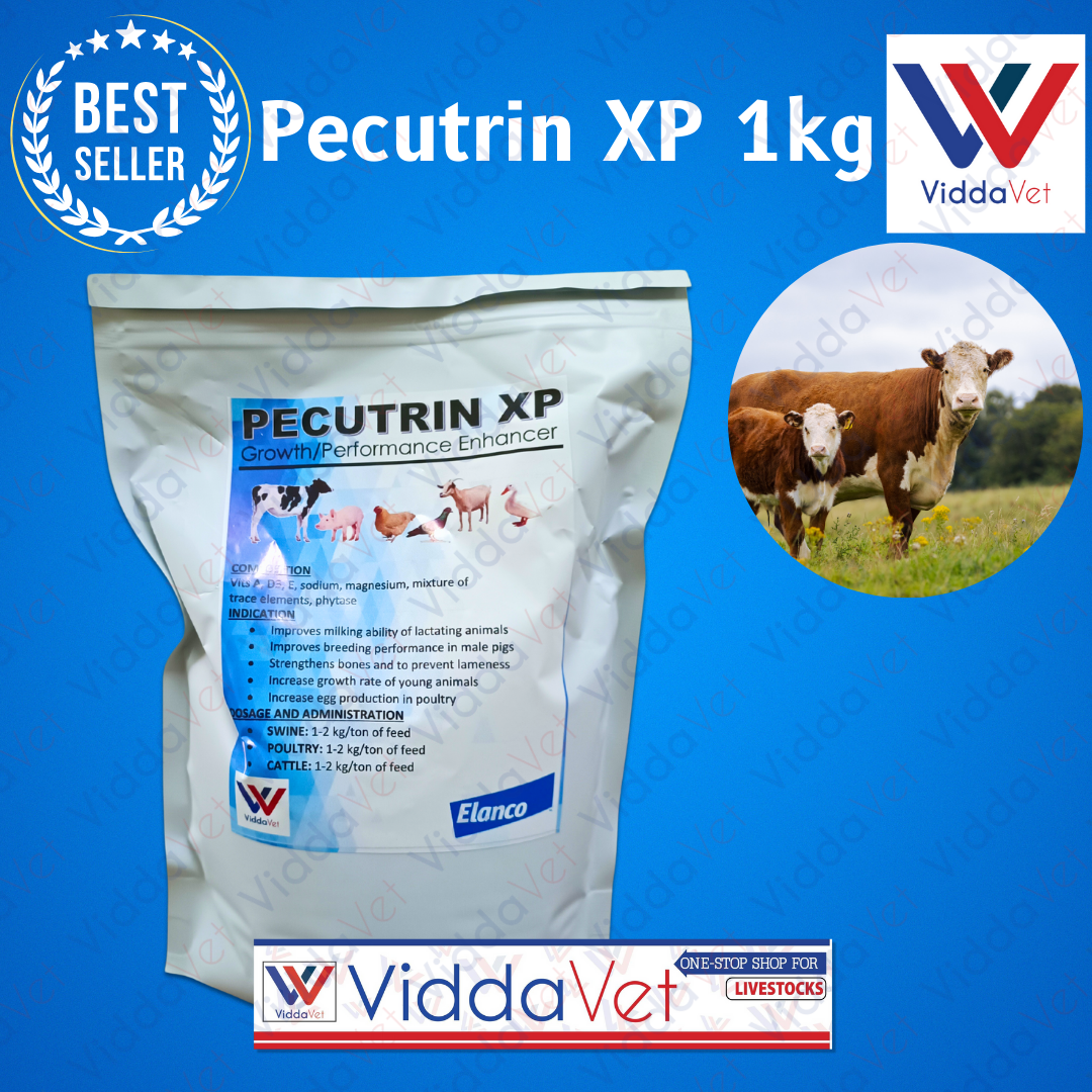 1kg Pecutrin XP Growth Performance Enhancers FROM BAYER 1kg CATTLE PIGS ...