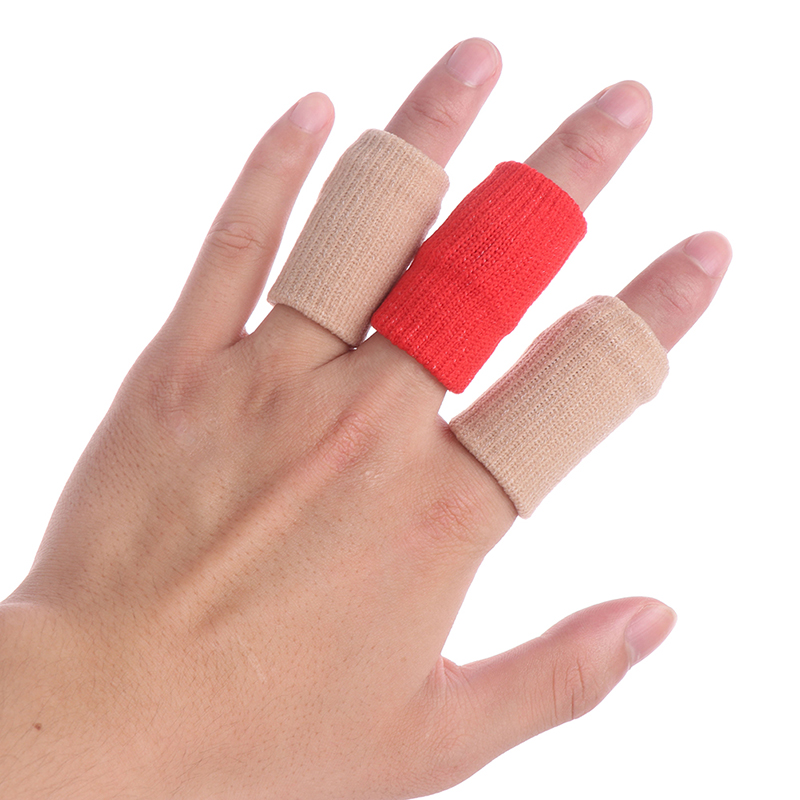 10pcs Stretchy Sports Finger Sleeves Arthritis Support Finger Guard ...